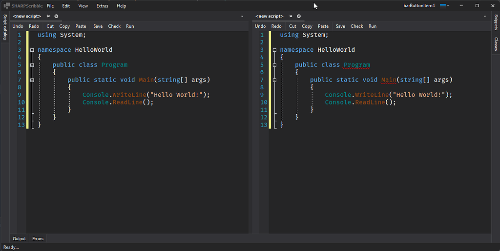 Roslyn problems with two editors with separate solutions/scripts at the same time - AlterNET ...